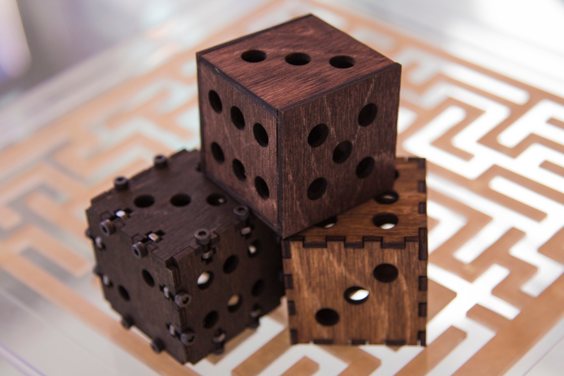 Lesson 5 Wooden Dice Set