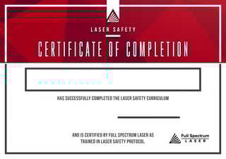 Laser Safety and Operations Certificate Program