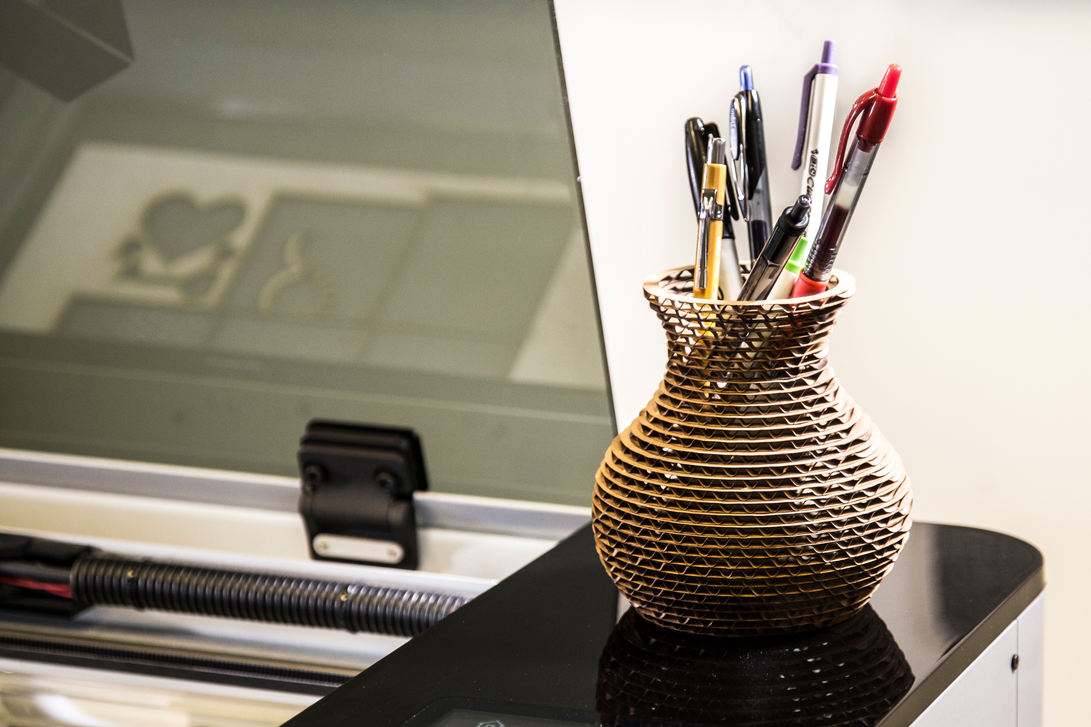 Lasering In a Material World: Cardboard