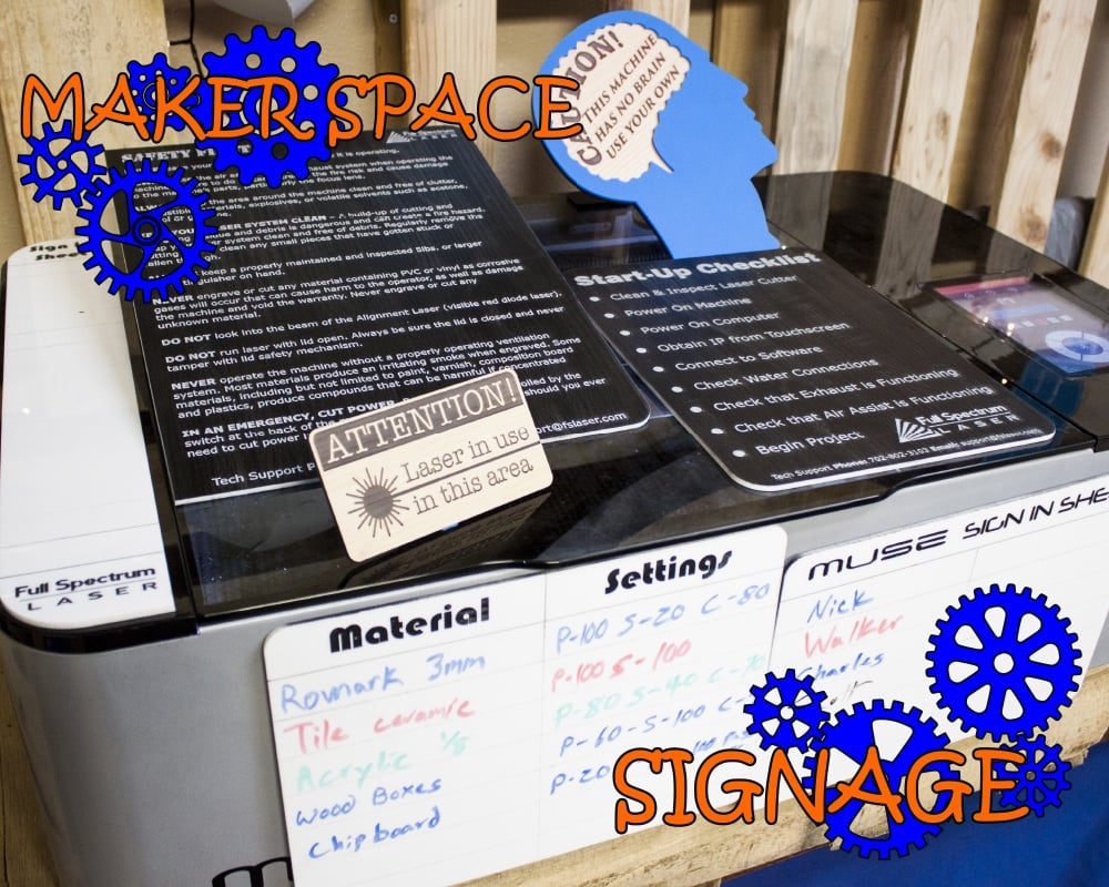#0075 Maker Space Signage